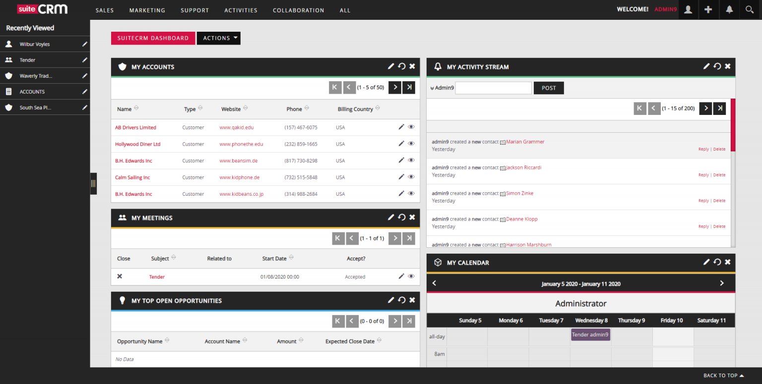 Customize Your Crm With Suitecrm Themes Rt Dynamic